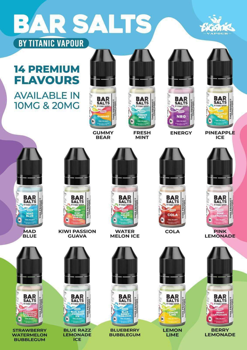 TITANIC VAPOUR BAR SALTS – Titanic Vapour